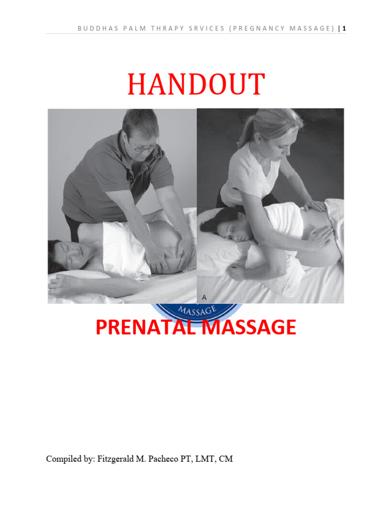 Pregnancy Massage | PDF | Pregnancy | Massage