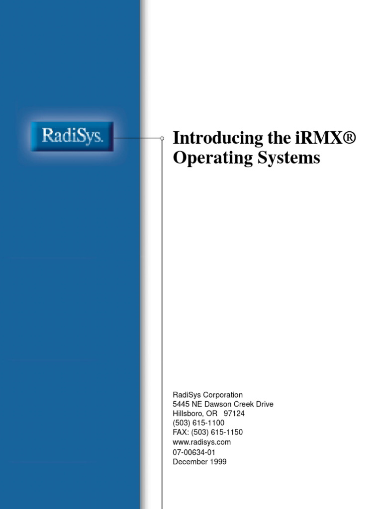Introducingi RMX | PDF | Operating System | Scheduling (Computing)