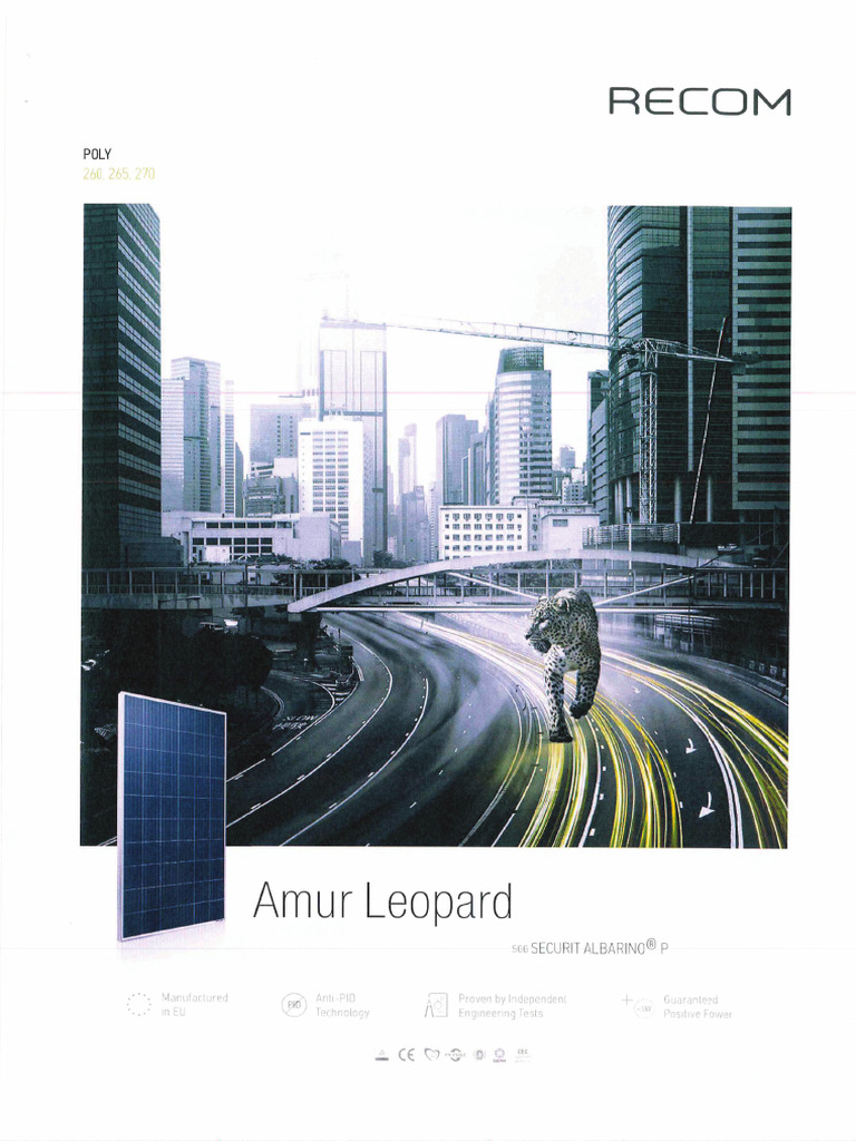 Fiche Tec RECOM | PDF