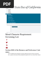 Moral Character Application Instructions | PDF