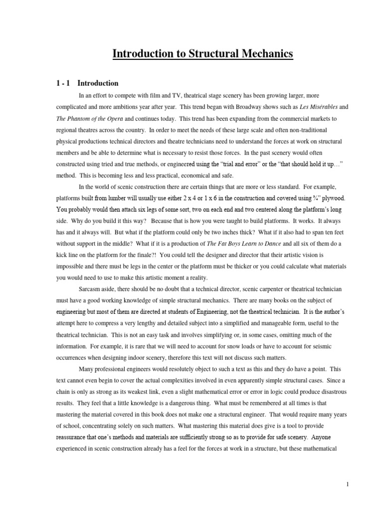 Introduction to Structural Mechanics | PDF | Triangle | Trigonometric ...