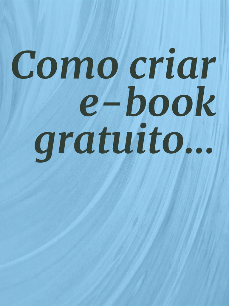 Como Criar e Book Gratuito | PDF | Informática