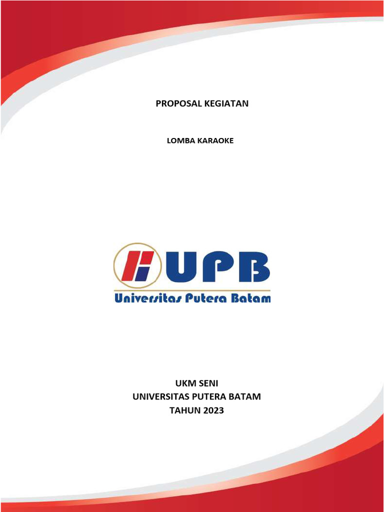 2023 - Proposal Karaoke (Pop, Dangdut, Dan Daerah) | PDF