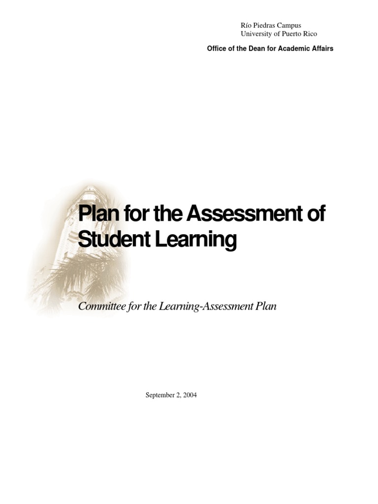 Link 1 - Evaluation of Student Learning Plan | PDF | Educational ...