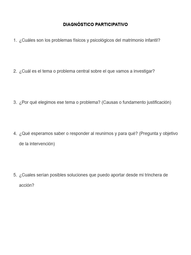 Cuestionario de La Clase | PDF | Matrimonio
