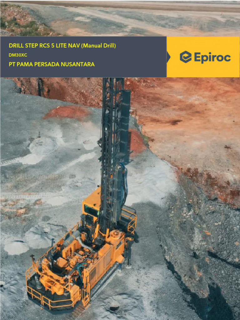 LANGKAH PENGEBORAN DM30XC PAMA (Manual) | PDF