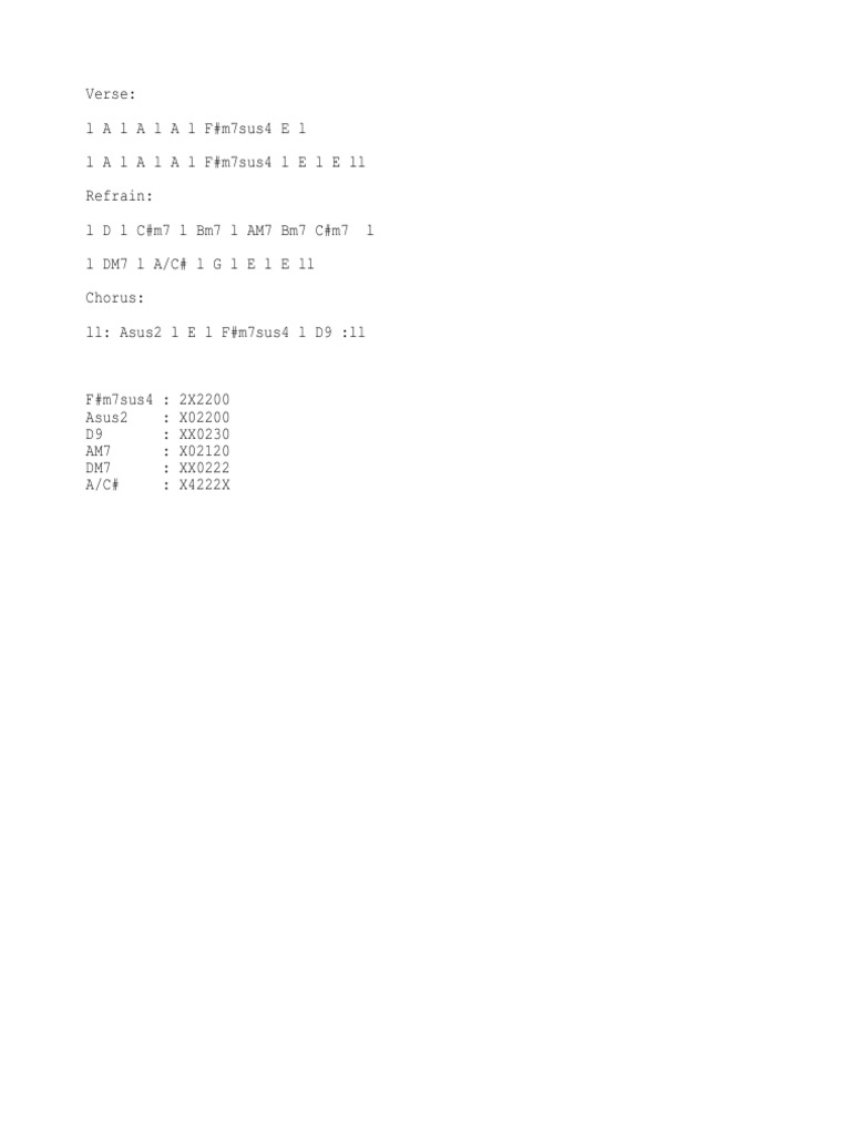 Shine Chords and Progressions Guide | PDF | Musical Compositions ...