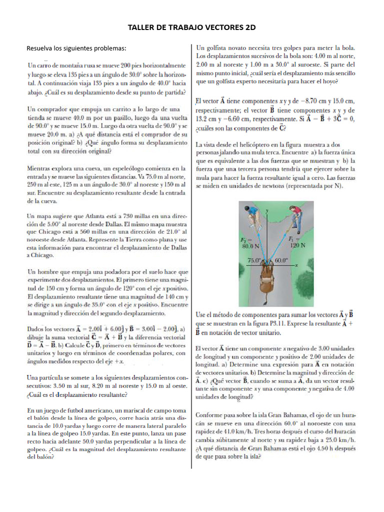 Tarea 8 Vectores 2d | PDF