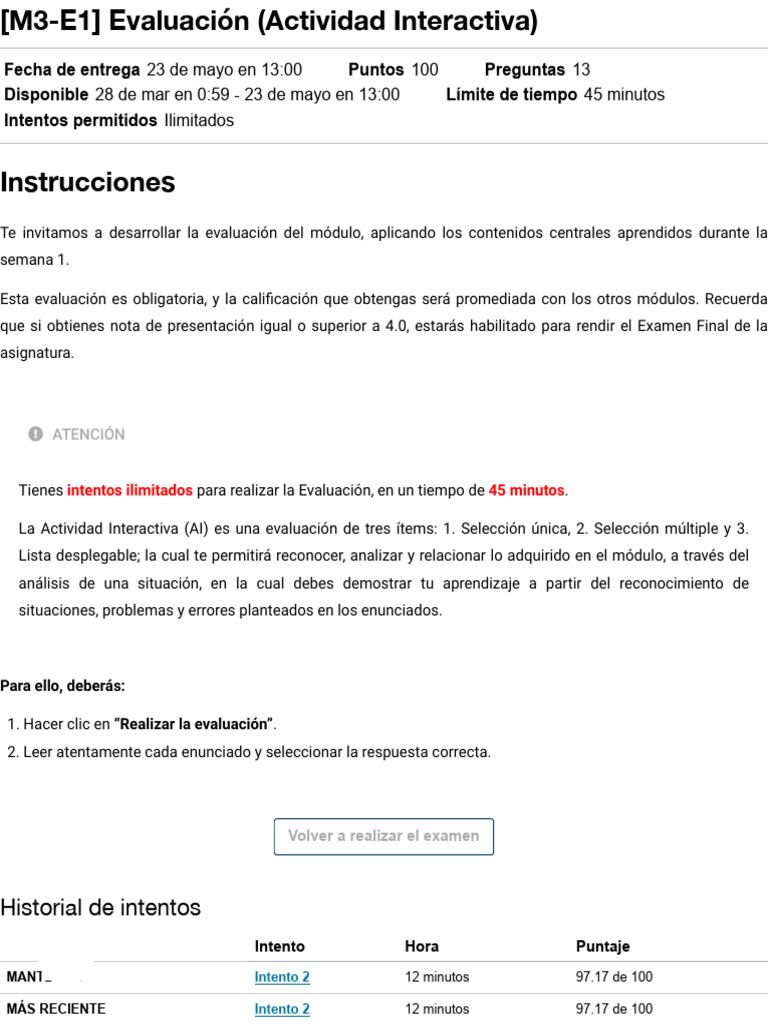(M3-E1) Evaluación (Actividad Interactiva) - SISTEMA CONTABLE ...
