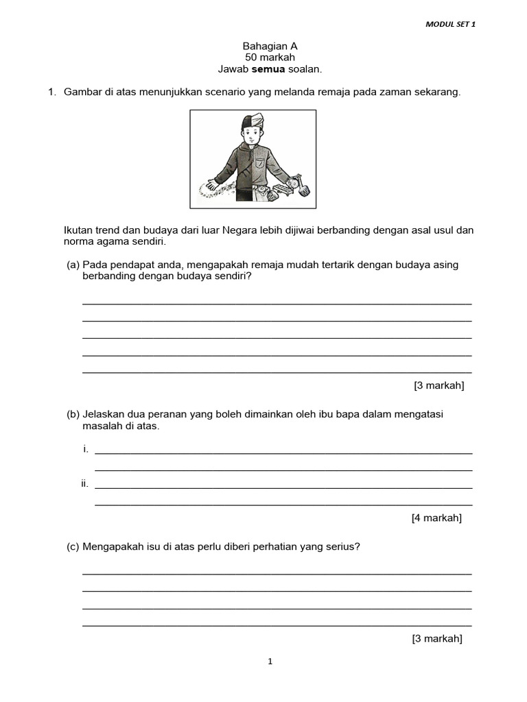 Ting 5 Soalan 1 | PDF