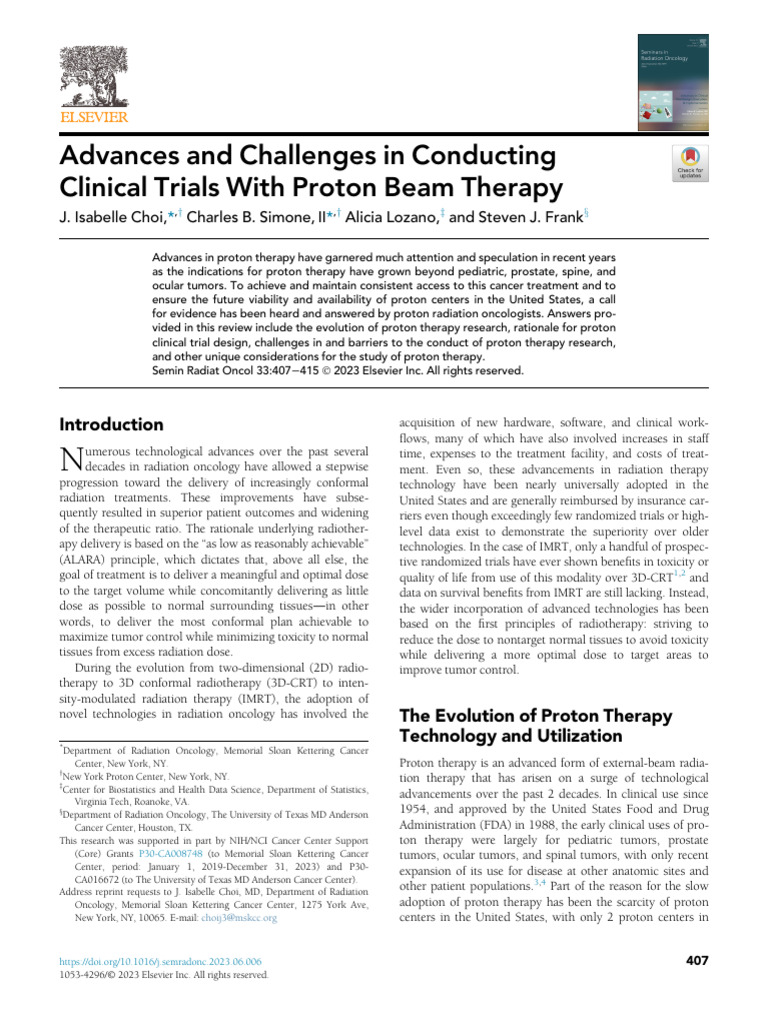 Advances and Challenges in Conducting Clinical Tria 2023 Seminars in ...