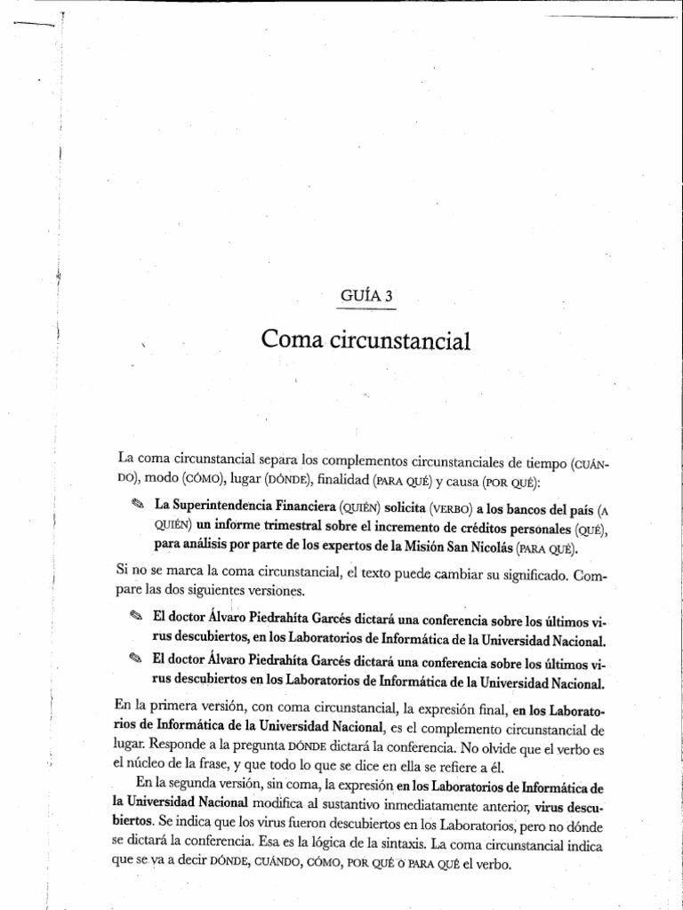 3-Coma Circunstancial | PDF