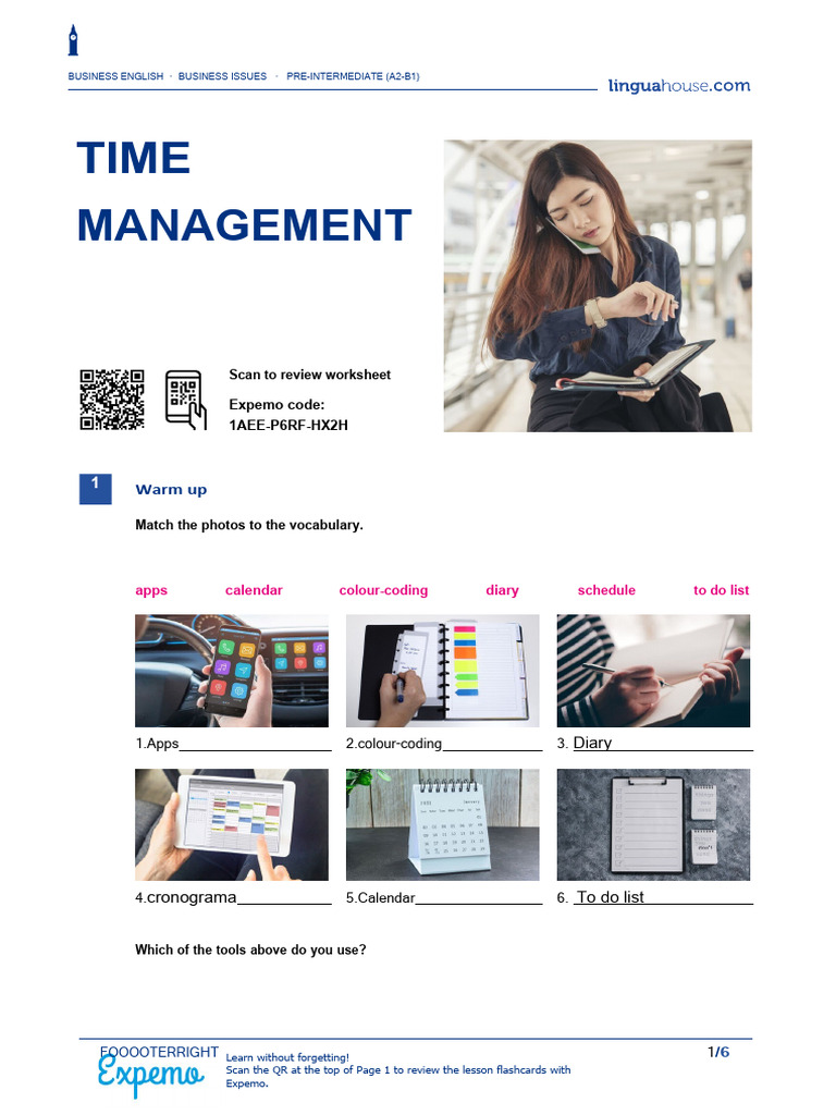 Time Management Strategies for Business | PDF | Time Management ...