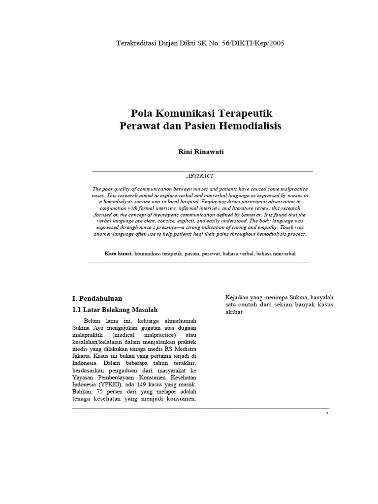 Perawat HD Dikonversi | PDF
