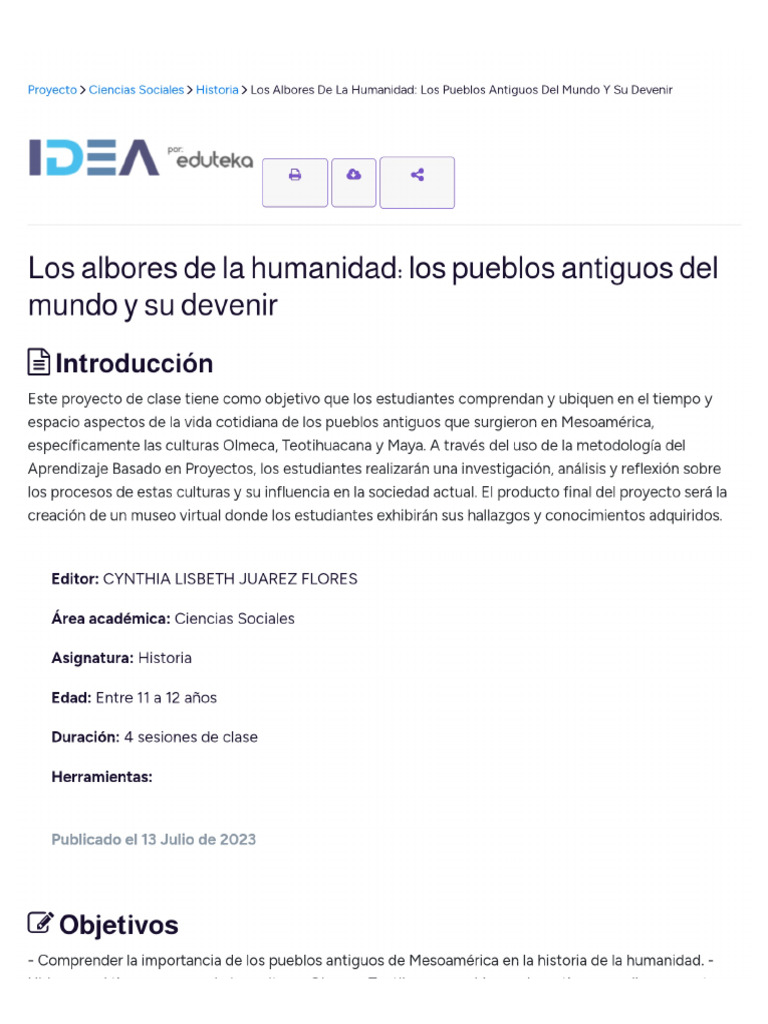 Los Albores de La Humanidad - Los Pueblos Antiguos Del Mundo Y Su ...