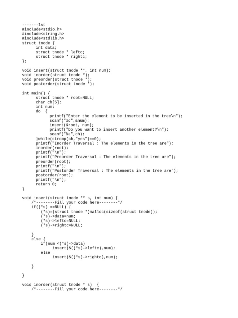 Tree | PDF | Computer Data | Computer Science
