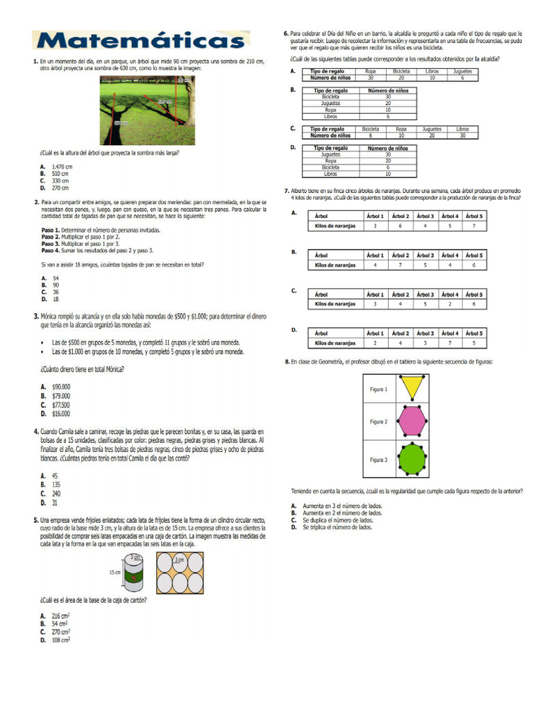 Matematicas 7 Grado | PDF