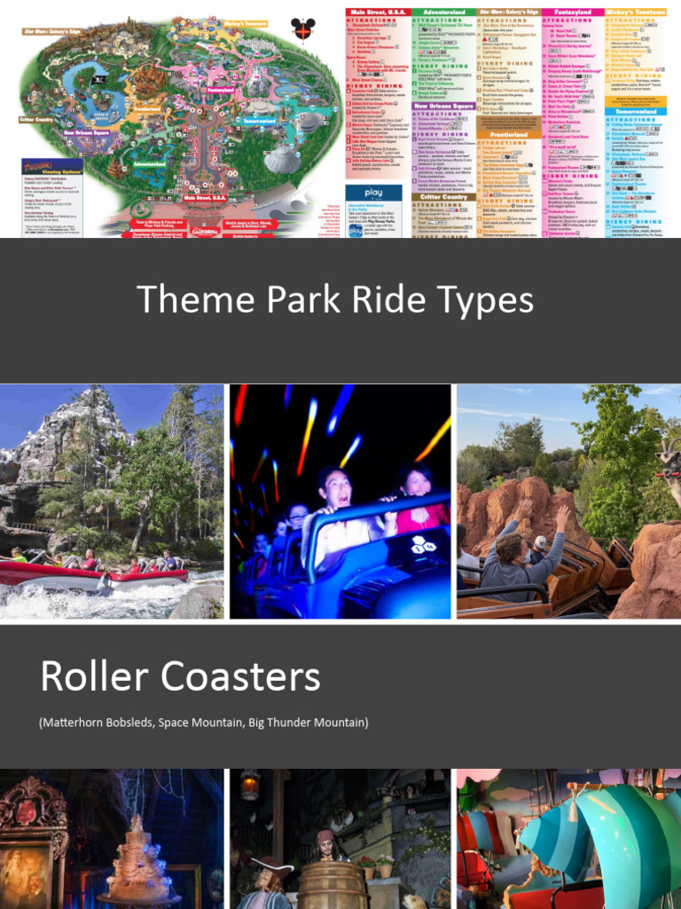 Theme Park Ride Types | PDF