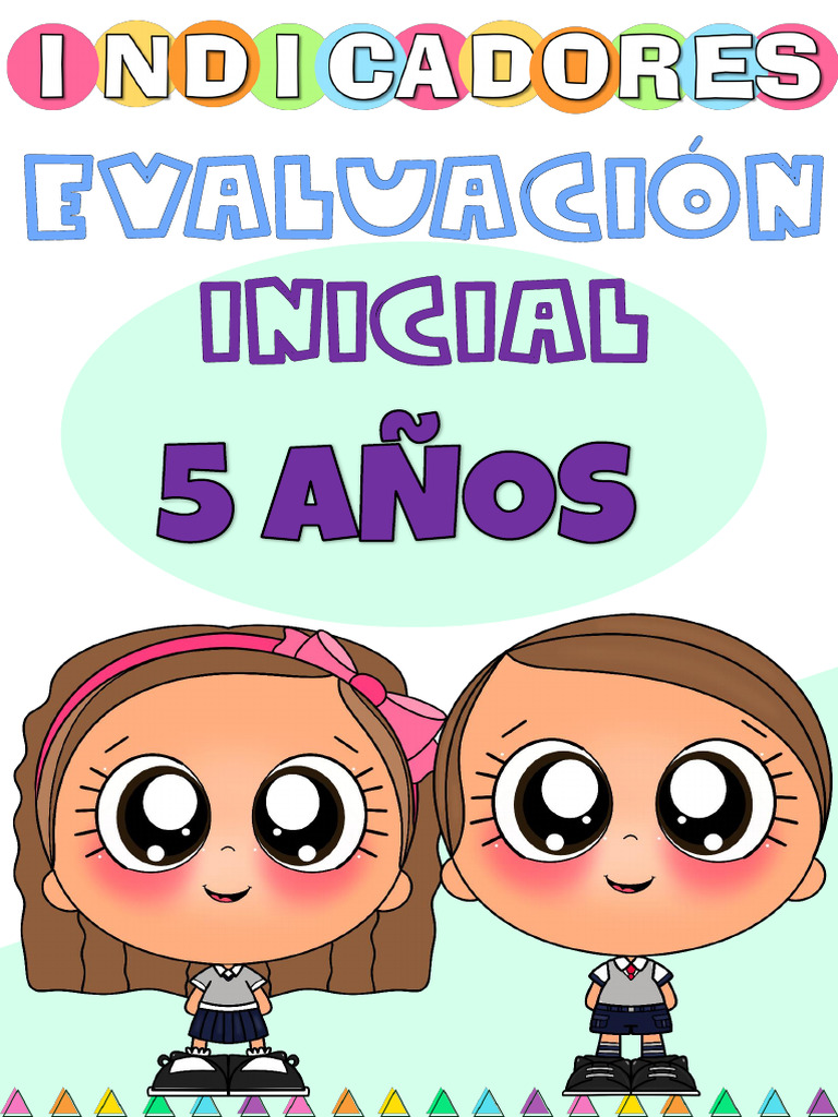 Indicadores Lomloe para Evaluacion Inicial en 5 Anos PDF | PDF ...