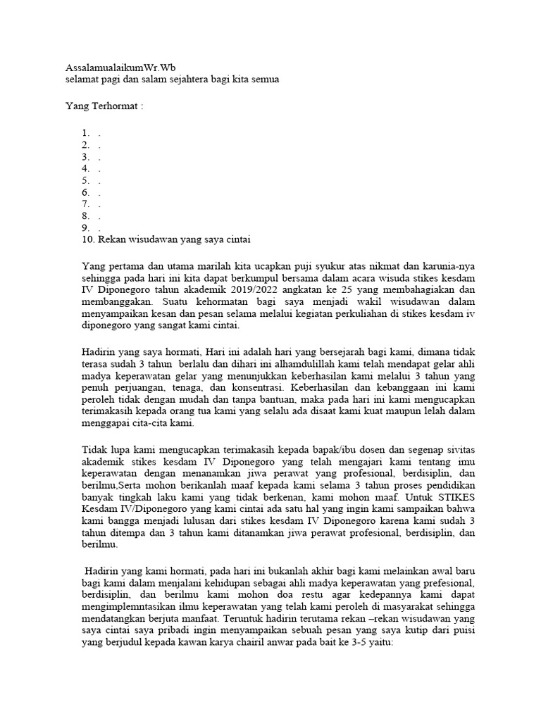 Pesan Kesan Wisudawan | PDF | Griya & Taman