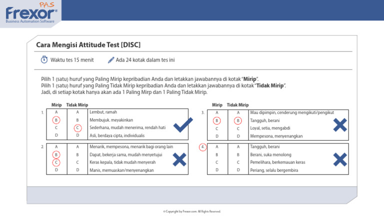 3-Cara Mengisi Test | PDF