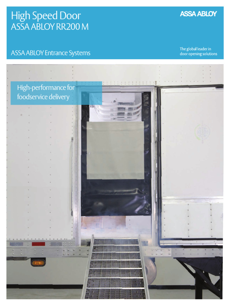 High-Speed Doors for Reefer Trucks | PDF | Technology & Engineering