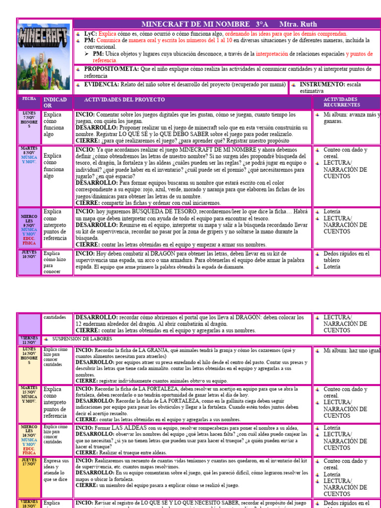 Plan #7 Minecraft | PDF