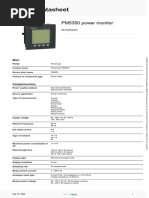PowerLogic PM5320 Meter Specs | PDF | Alternating Current | Ac Power