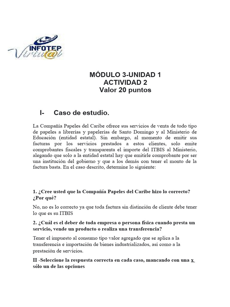 Act 2-Modulo 3 | PDF | Economias | Business
