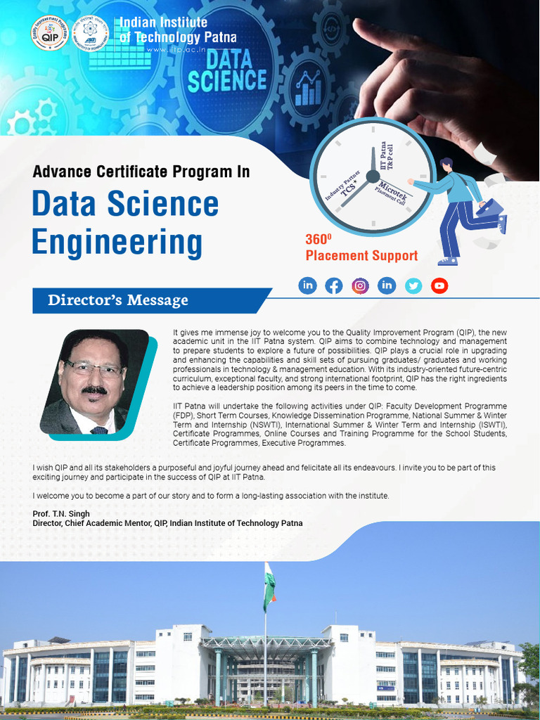 Advance Certificate Program in Data Science Engineering | PDF | Technology & Engineering