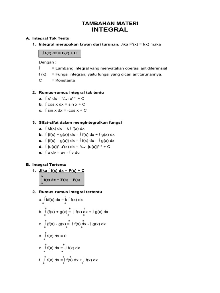 1.integral, Ada 8 Hal | PDF