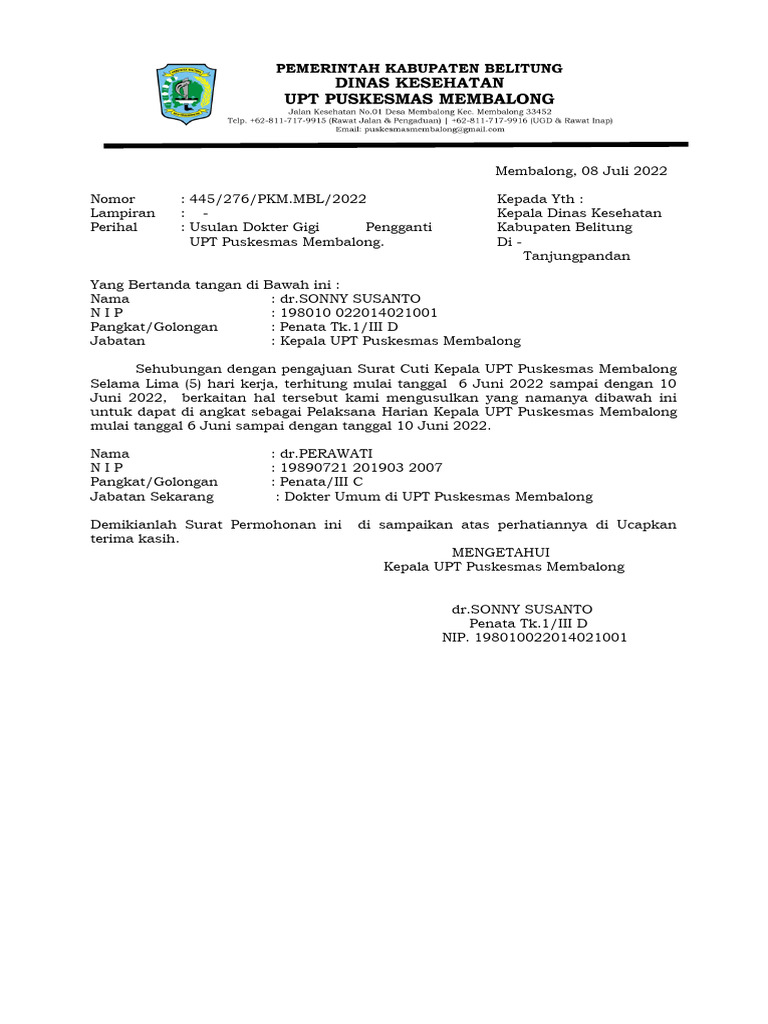 Usulan PLT Dan PLH | PDF