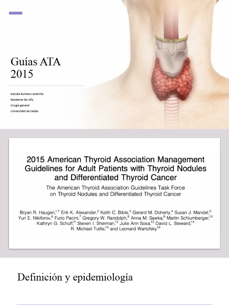 Guías ATA 2015 | PDF | Enfermedades y trastornos | Medicina CLINICA