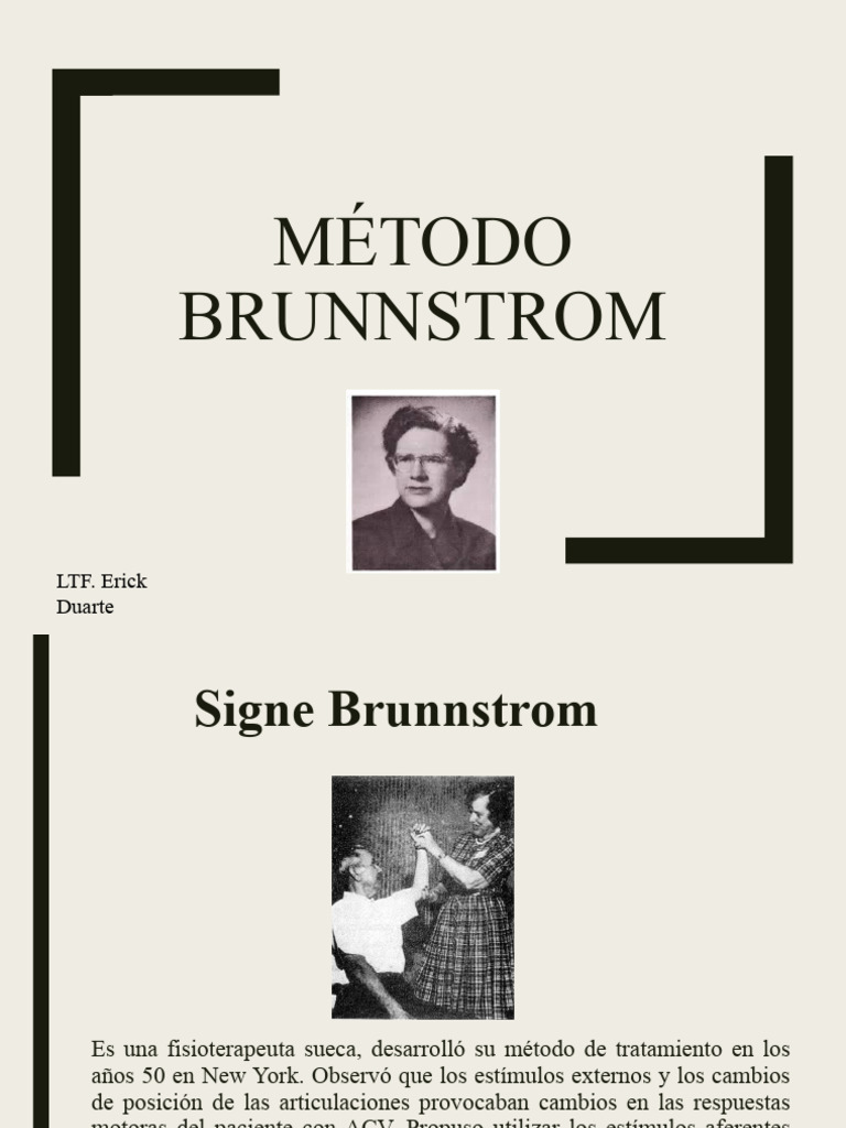 Metodo Brunnstrom | PDF | Codo | Hombro