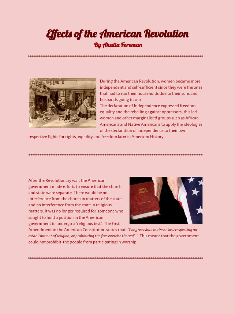 Revolution's Impact on Society | PDF