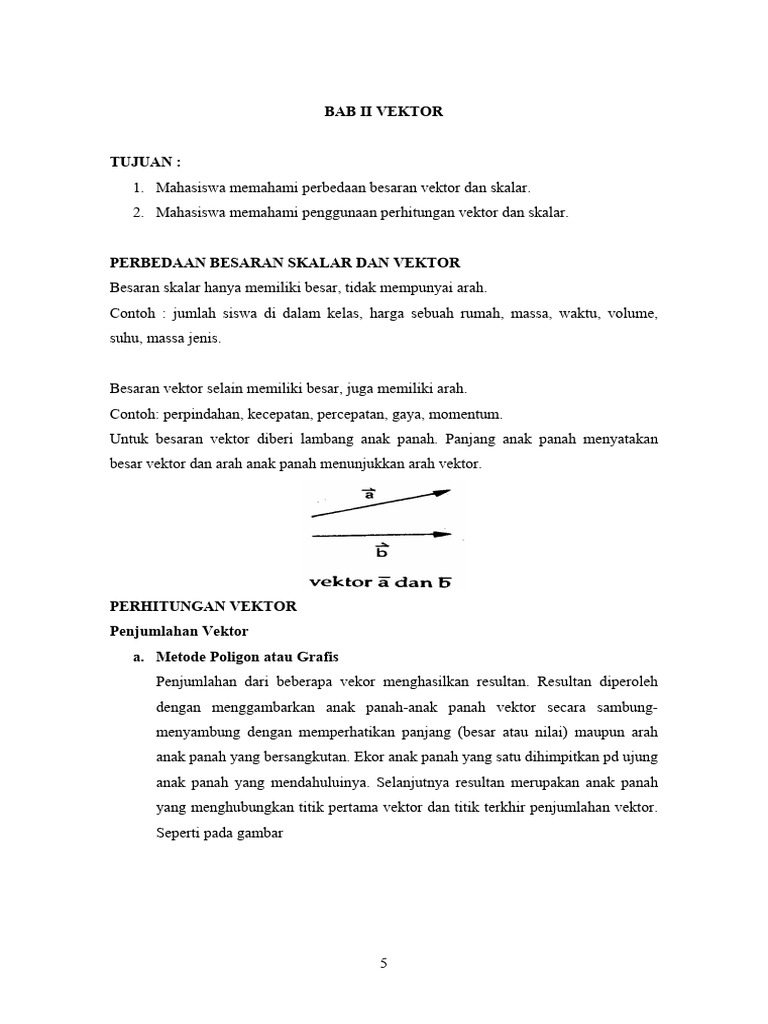 BAB 2 Vektor | PDF