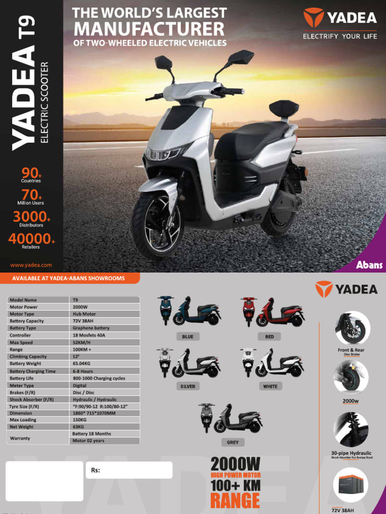 Yadea T9 | PDF