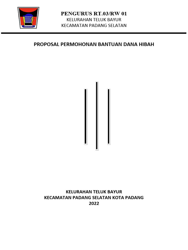 Proposal Bantuan Dana Operasional Rt.03 | PDF