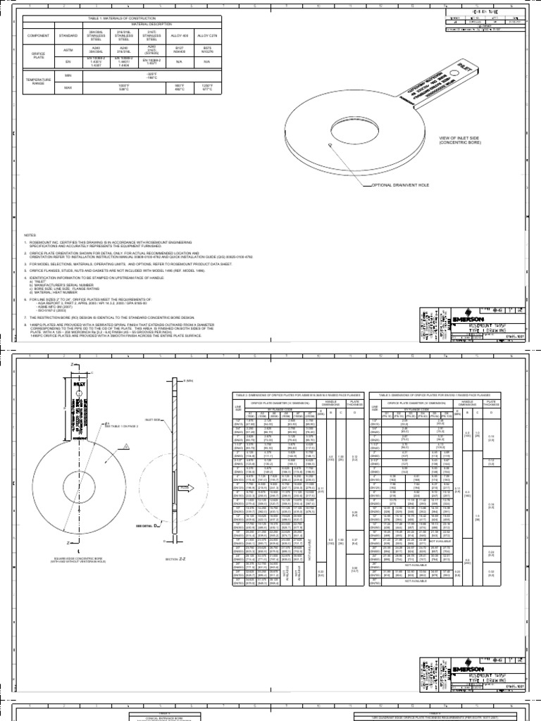 type-1-drawing-rosemount-1495-paddle-style-orifice-plate-primary-2d-pdf ...