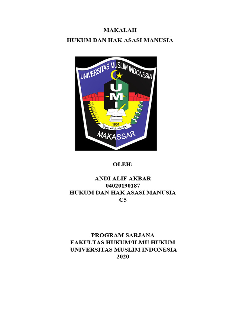 Sejarah dan Prinsip Hak Asasi Manusia | PDF