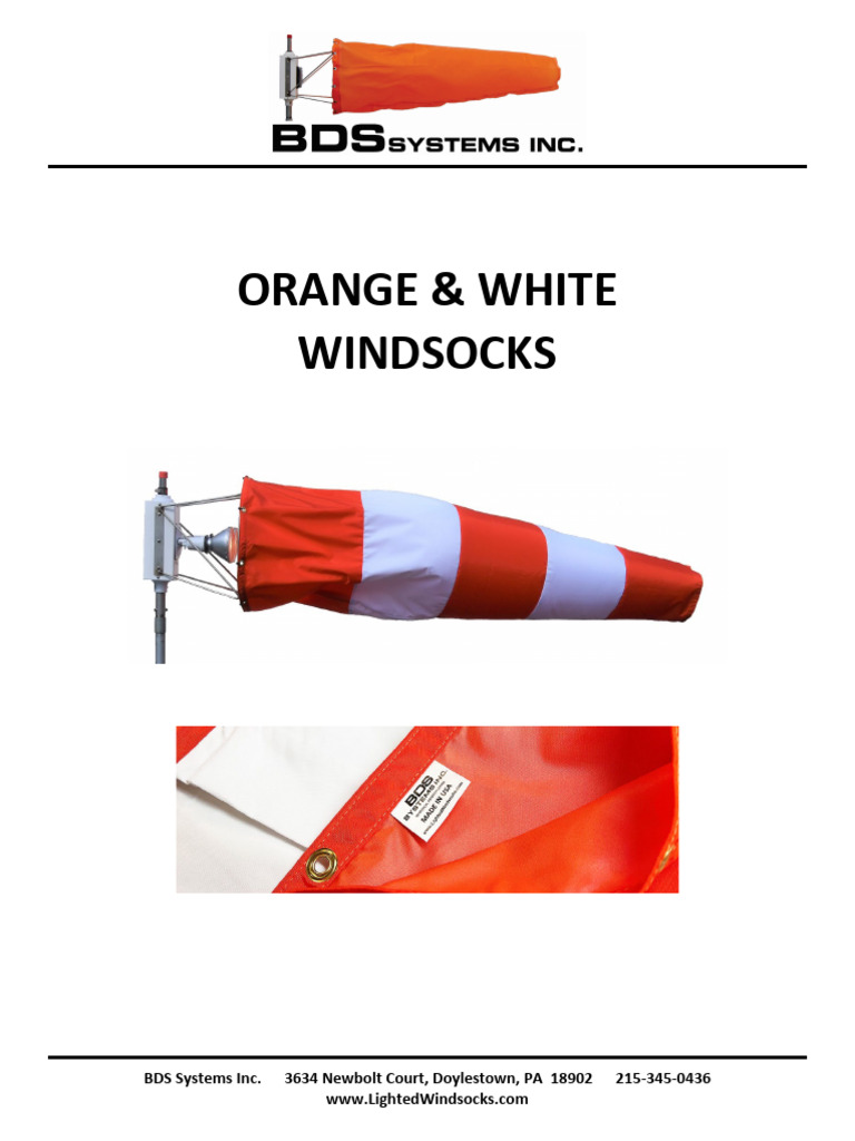 FAA-Approved Nylon Windsock Systems | PDF | Pipe (Fluid Conveyance ...