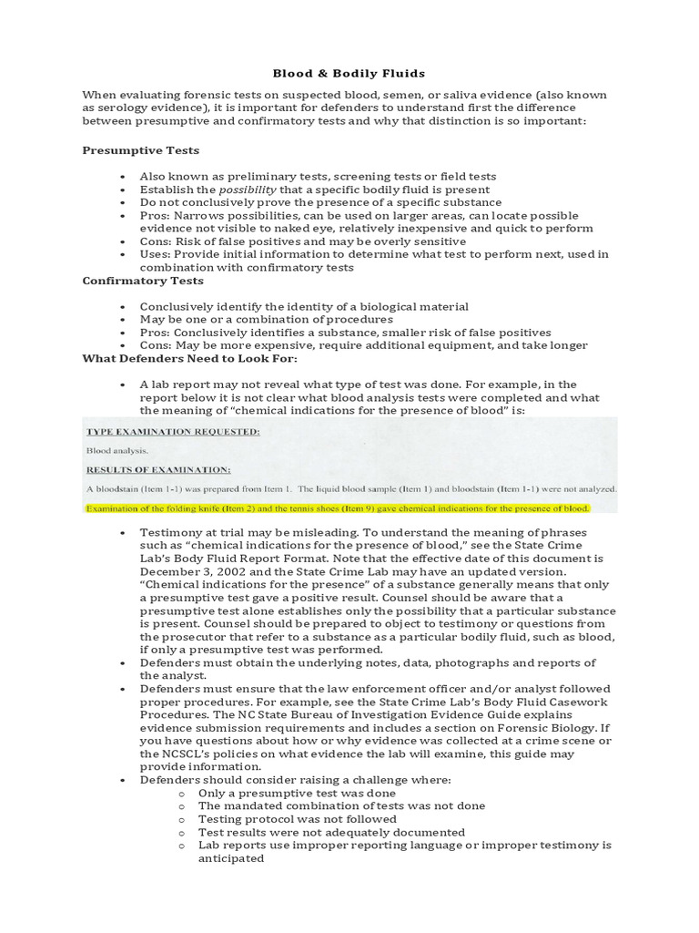 Blood and Bodily Fluids | PDF | Prostate Specific Antigen | Blood Type