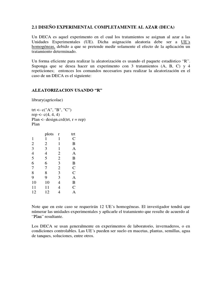 2.1 DECA Rev 2016 | PDF | Experimentar | Investigación cuantitativa