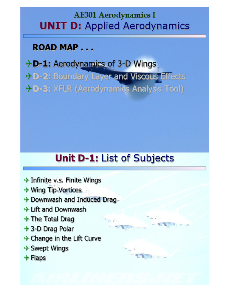 Aerodynamics | PDF | Boundary Layer | Drag (Physics)
