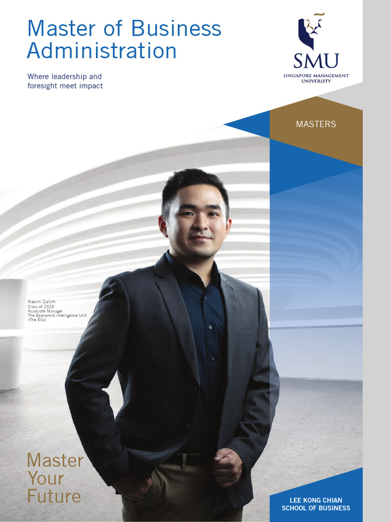 MBA Brochure SMU | PDF | Master Of Business Administration | Economies