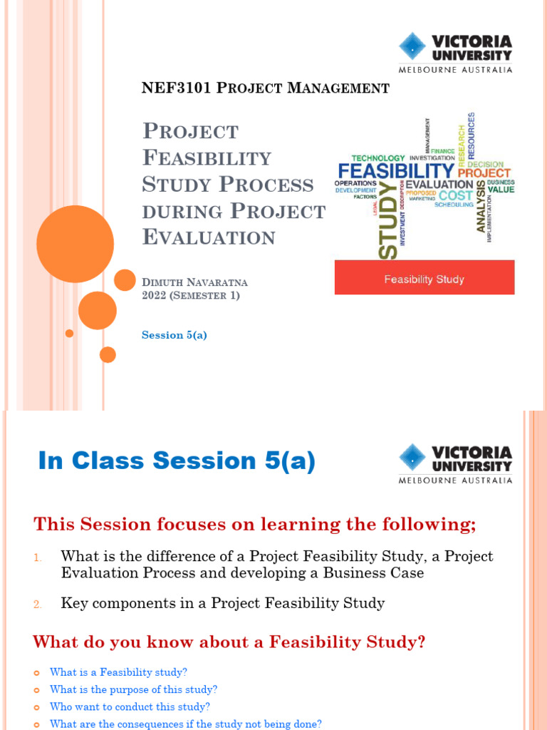 NEF3101 Class Slides (Project Feasibility Study) - Session 5 (A) | PDF ...