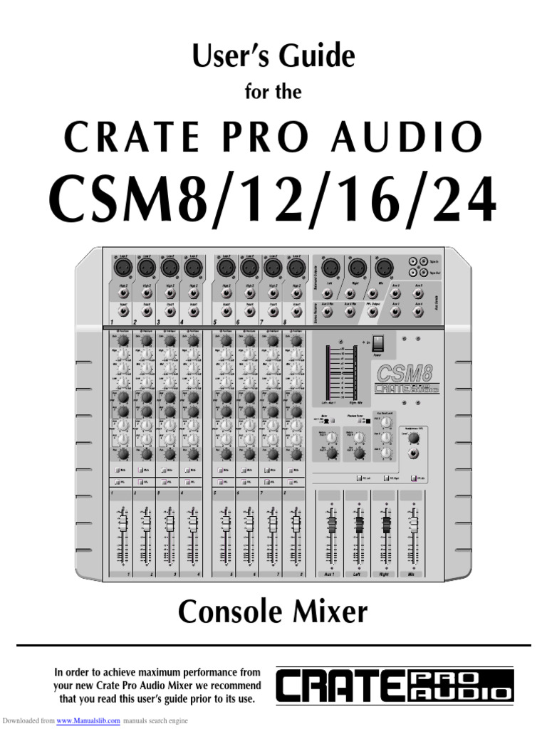 CSM 12 | PDF | Equalization (Audio) | Sound