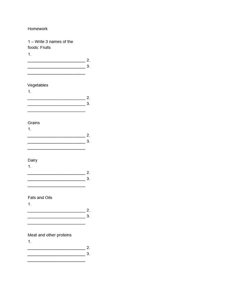 Homework - English Class Nível Básico 2 | PDF