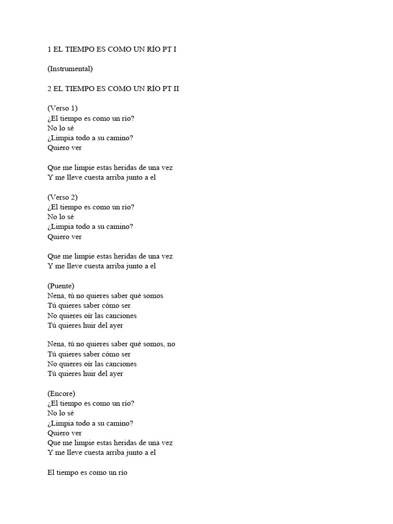 Todas Las Letras "MAGIC EXPERIENCE BAND" - Daniel Quién | PDF