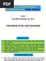 Model Data Panel Dinamis - BJ | PDF | Metode & Bahan Ajar